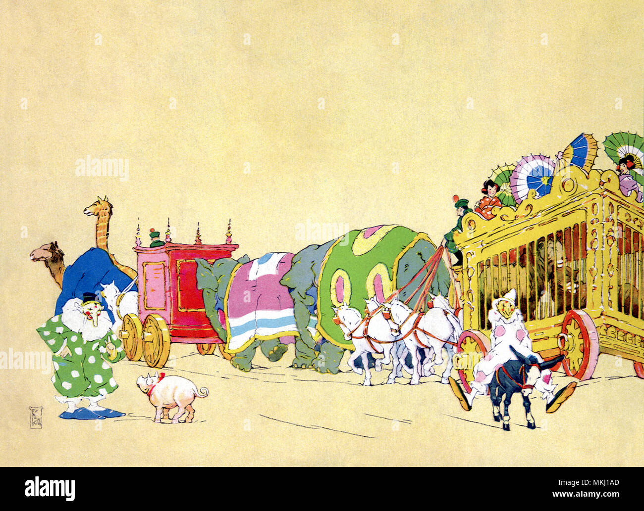 Vintage circus wagon hi-res stock photography and images - Alamy