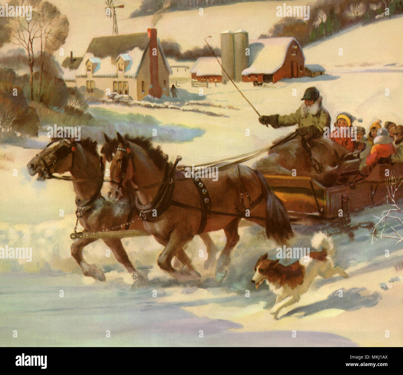 Sleigh ride hi-res stock photography and images - Alamy