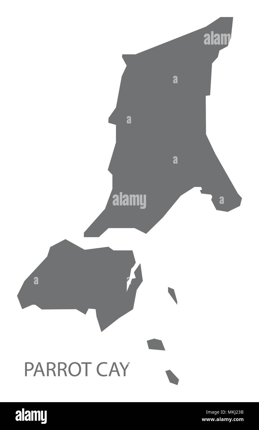 Parrot cay map hi-res stock photography and images - Alamy