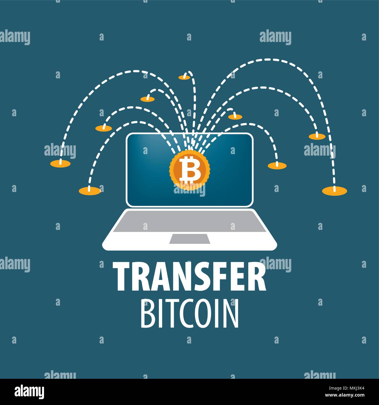 logo bitcoin money transfer Stock Vector Image & Art - Alamy