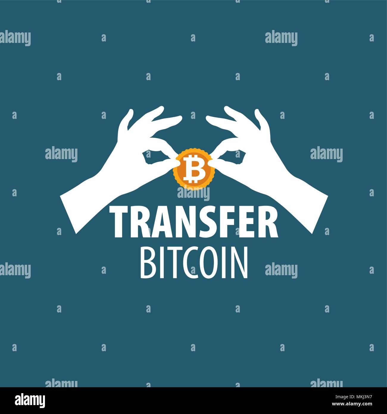 logo bitcoin money transfer Stock Vector Image & Art - Alamy