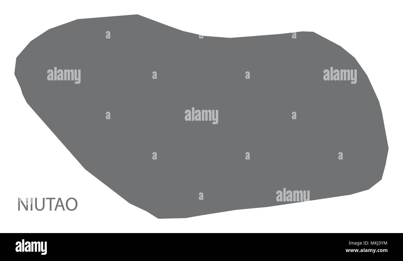 Niutao map of Tuvalu grey illustration shape Stock Vector Image & Art ...