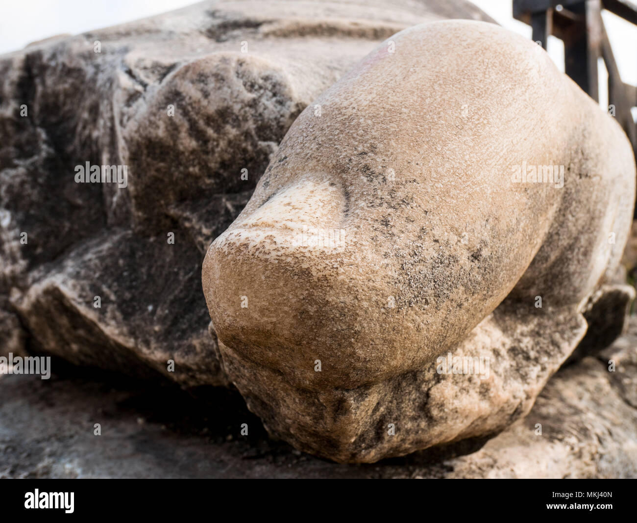 Giant stone foot sculpture in hi-res stock photography and images - Alamy