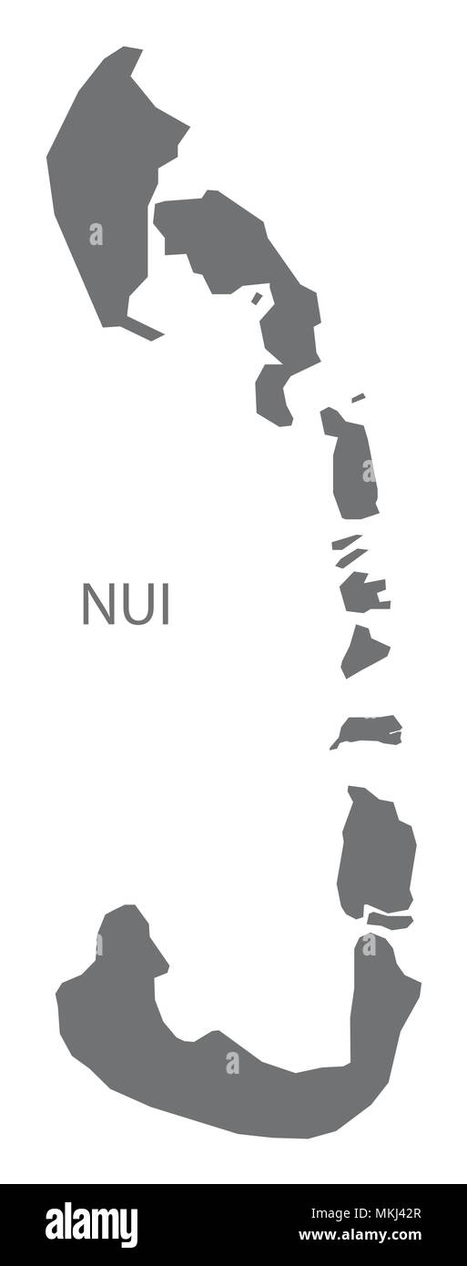 Nui map of Tuvalu grey illustration shape Stock Vector Image & Art - Alamy