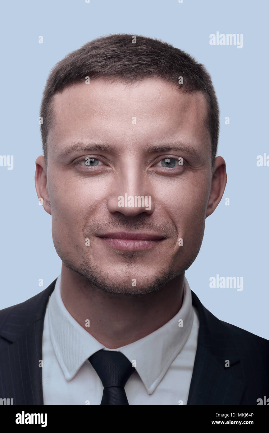 closeup face of a successful man Stock Photo - Alamy