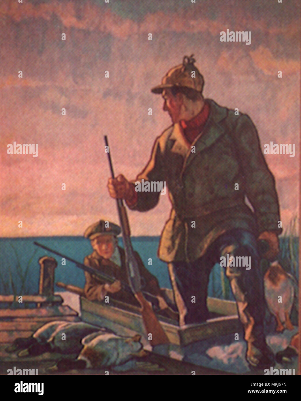 Vintage duck hunting hi-res stock photography and images - Alamy