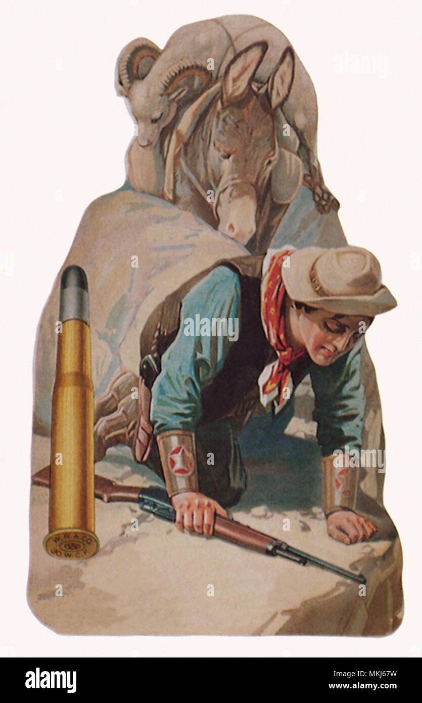 Hunter and Donkey Stock Photo - Alamy