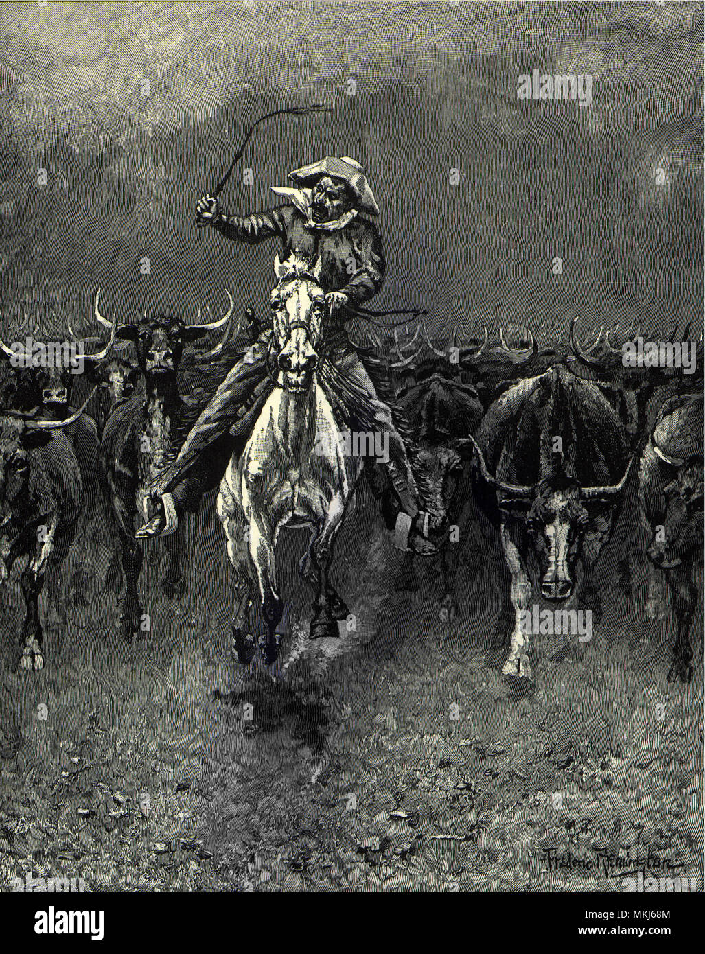 Cattle stampede hi-res stock photography and images - Alamy