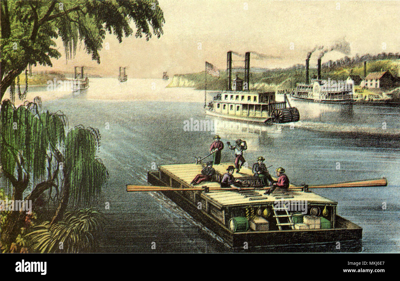 Fun on River Boat Stock Photo - Alamy