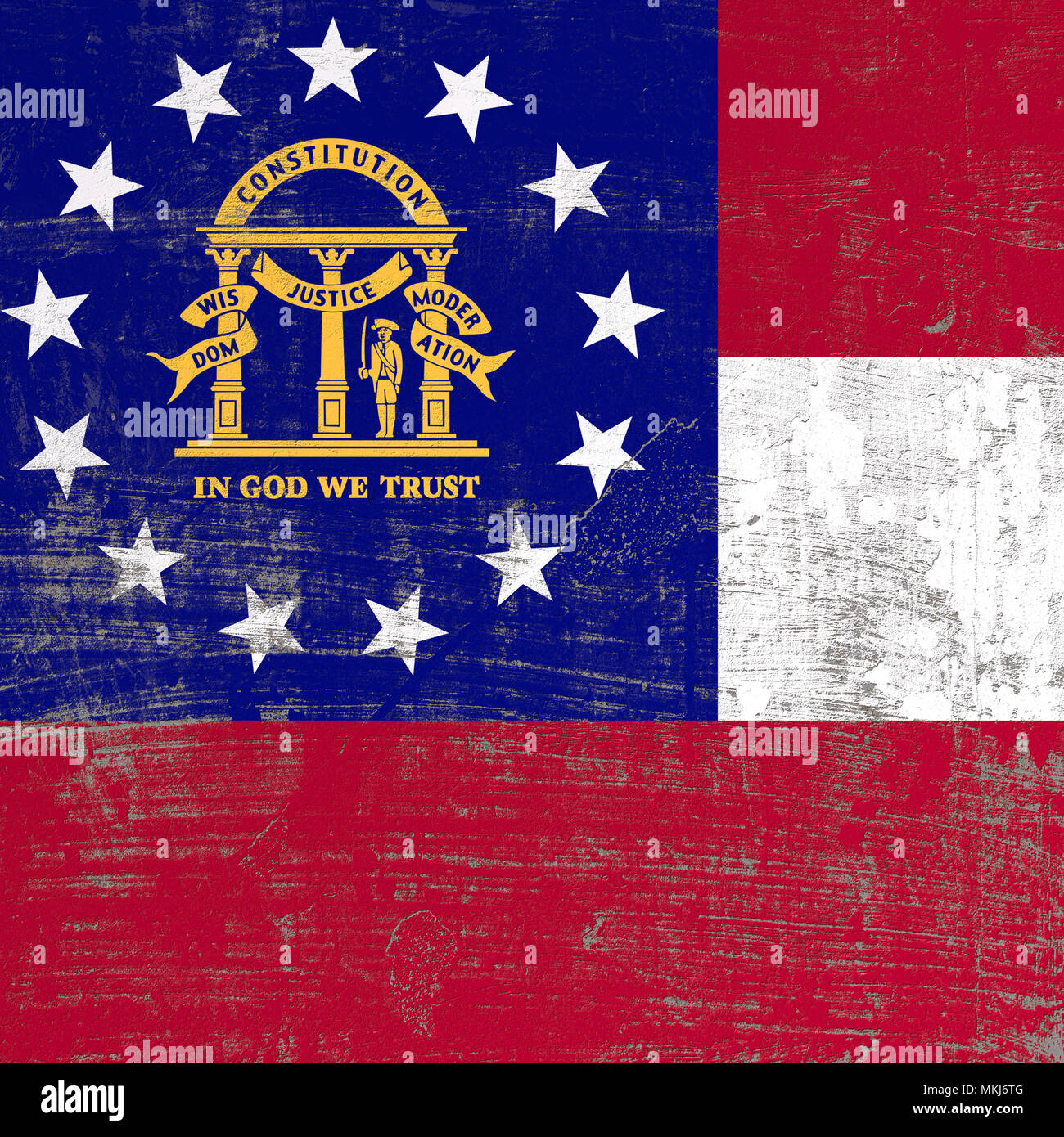 3d flag georgia hi-res stock photography and images - Alamy