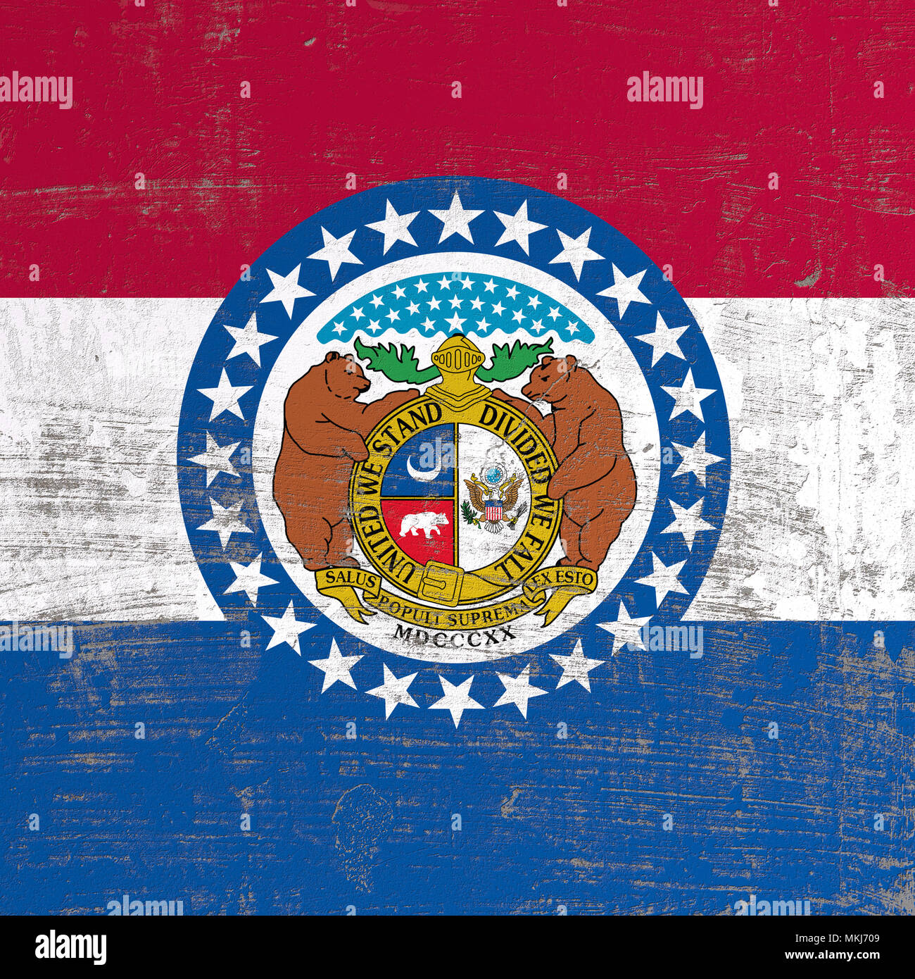 Missourian city flag hi-res stock photography and images - Alamy