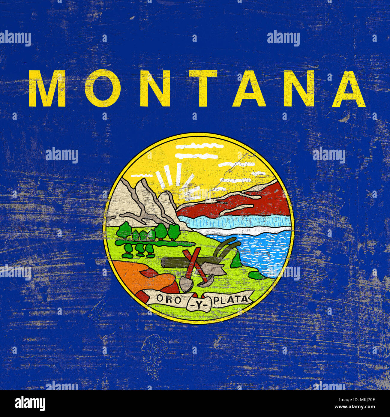 Montanan flag hi-res stock photography and images - Alamy