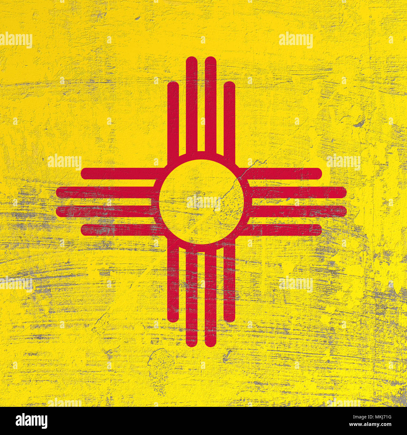 New mexico flag in hi-res stock photography and images - Alamy