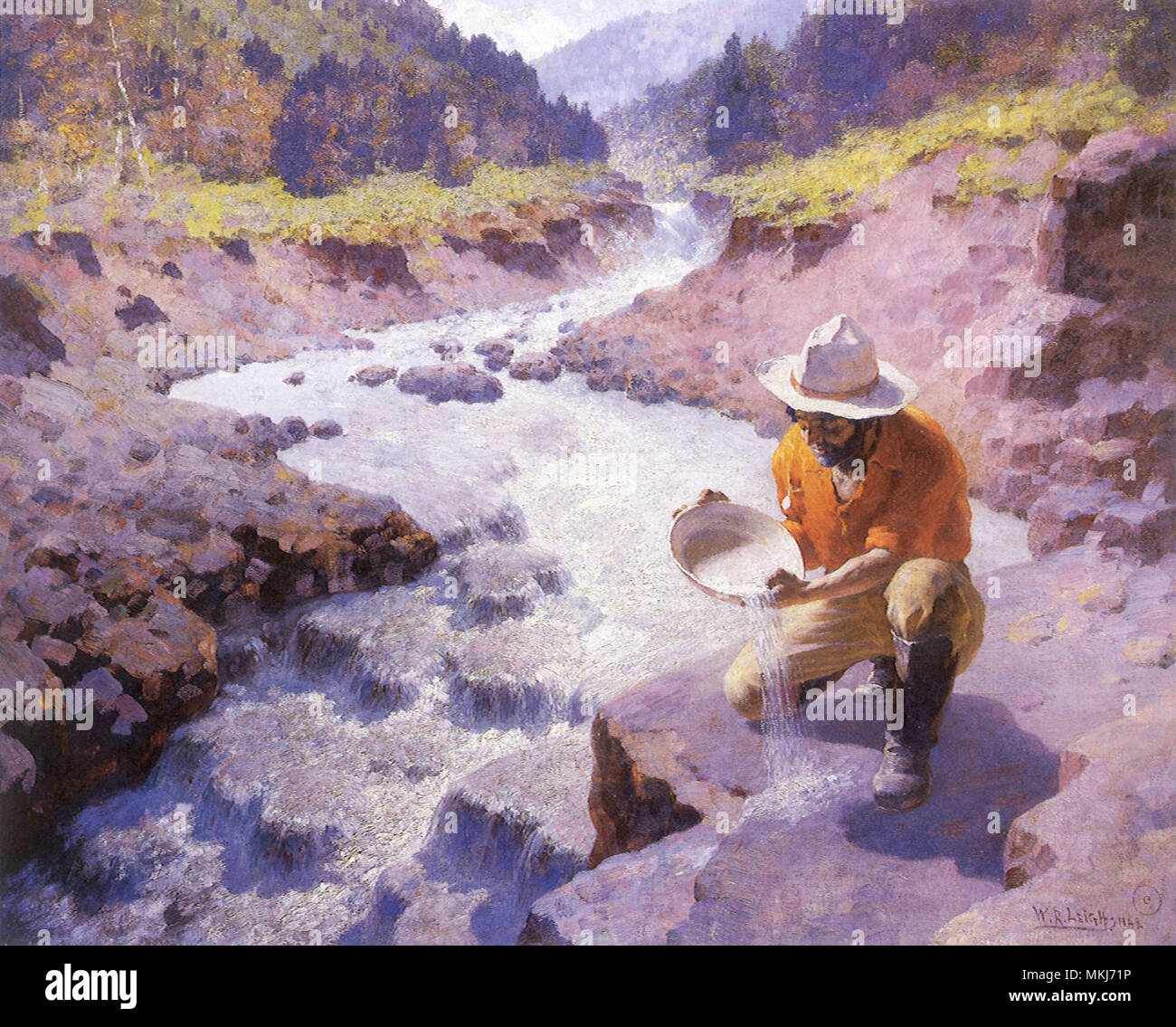 Free gold panning hi-res stock photography and images - Alamy