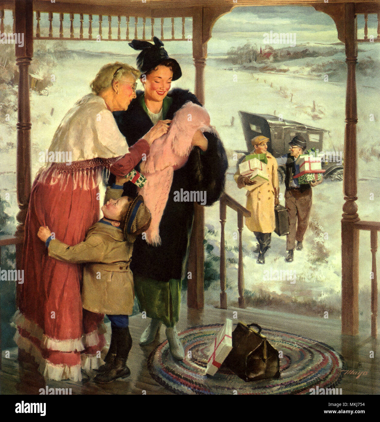 Yule family hi-res stock photography and images - Alamy