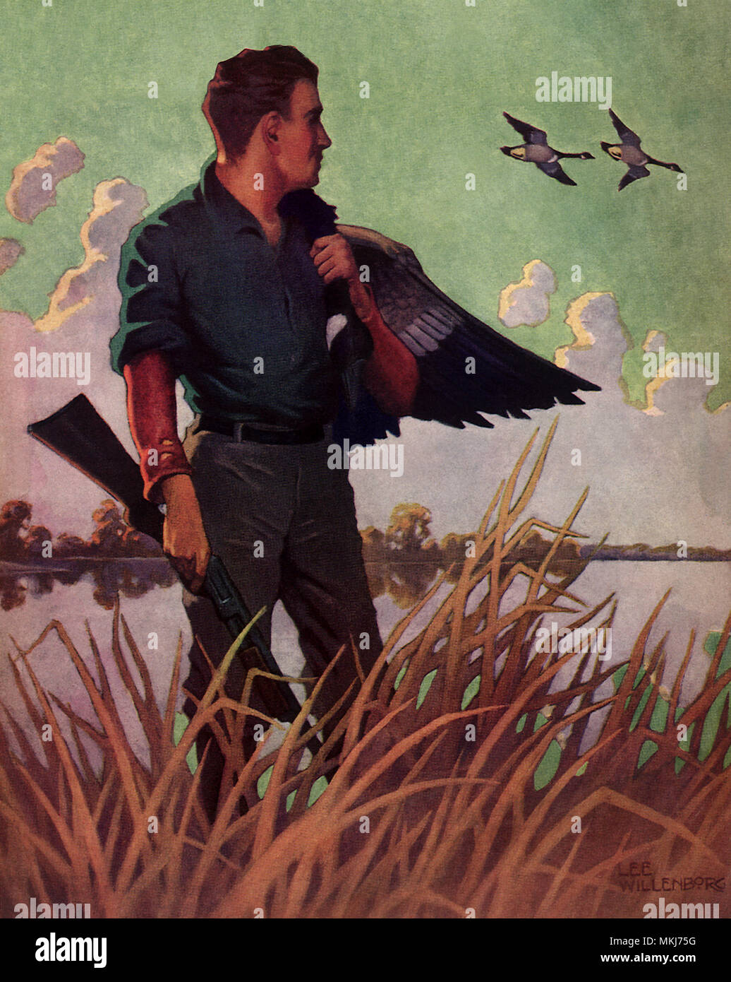 Vintage duck hunter hi-res stock photography and images - Alamy