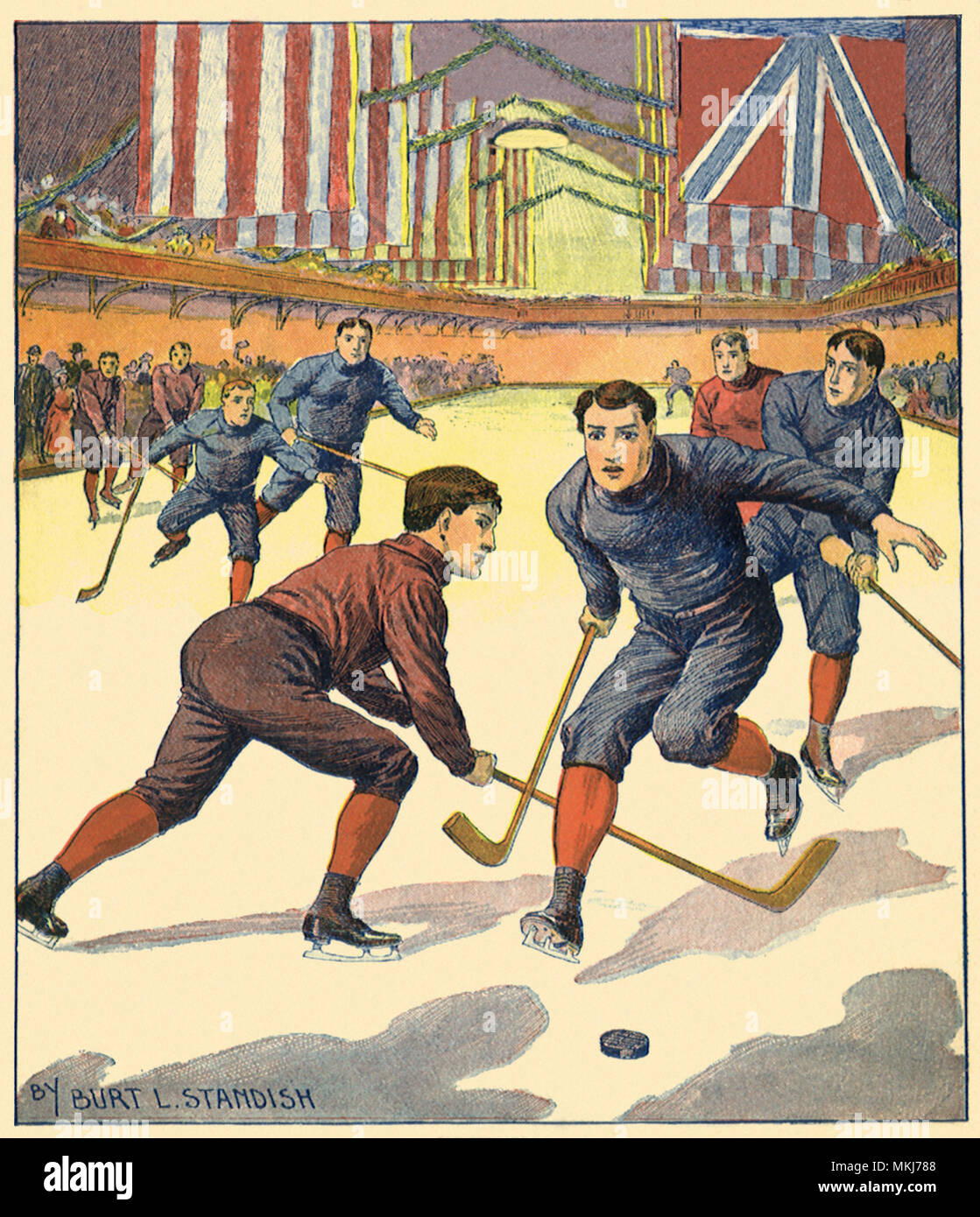 Jumping the Stick Stock Photo - Alamy