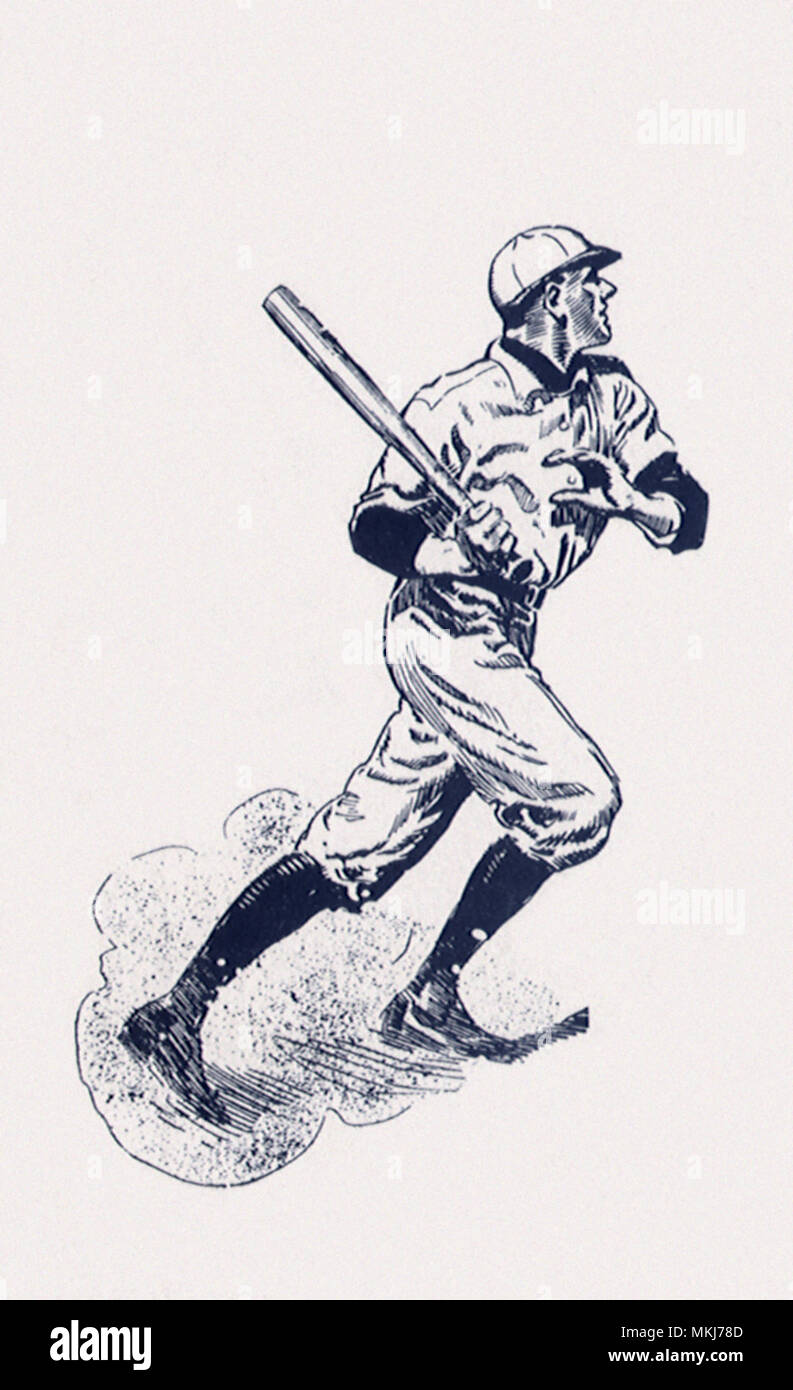 Running With Bat Stock Photo - Alamy