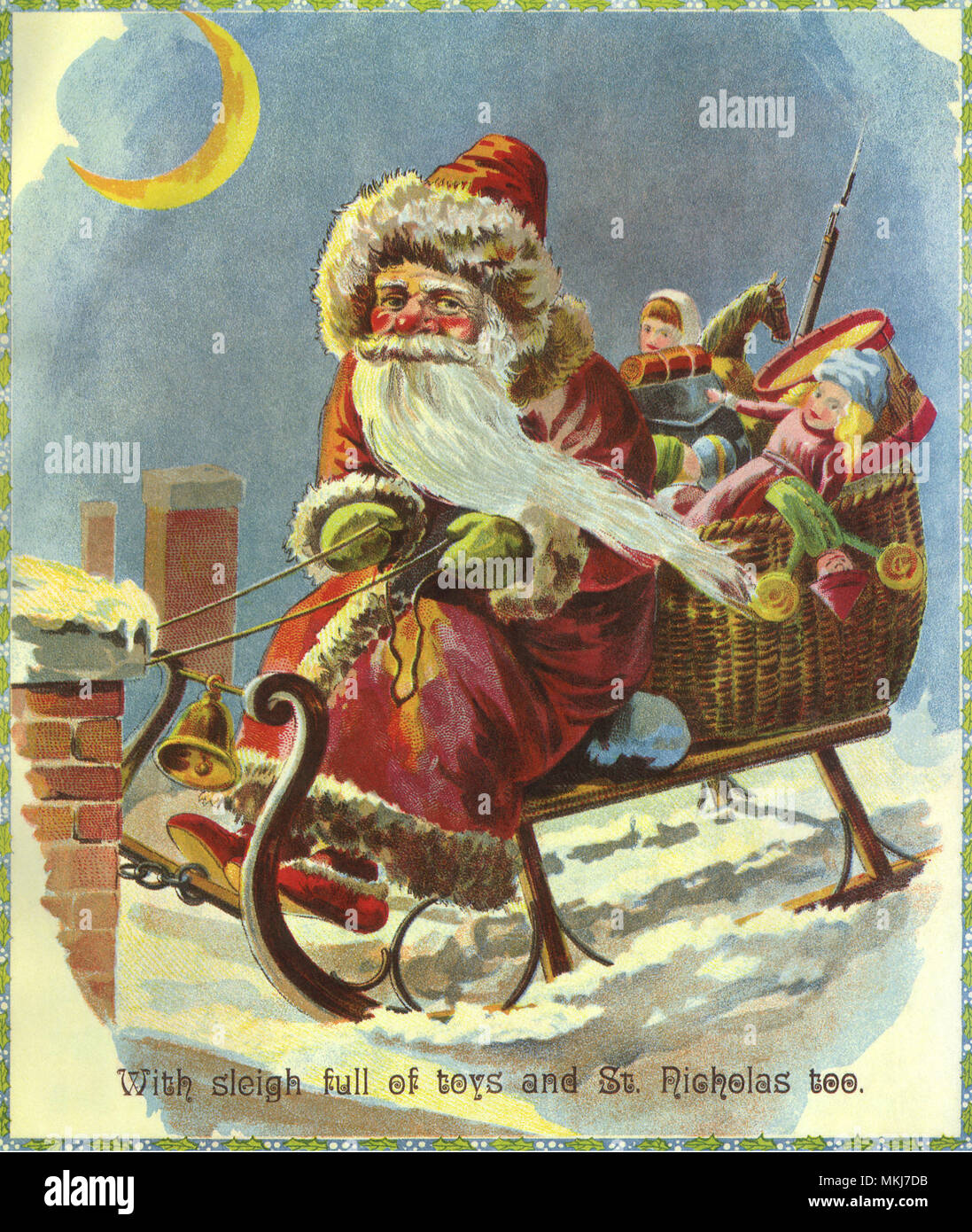 Santa Claus On Rooftop High Resolution Stock Photography and Images - Alamy