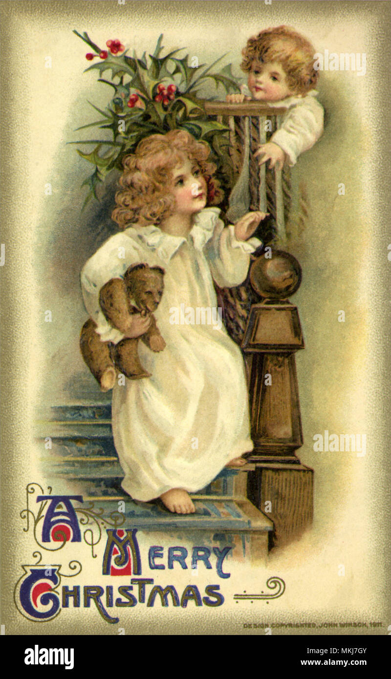 Early christmas cards hi-res stock photography and images - Alamy