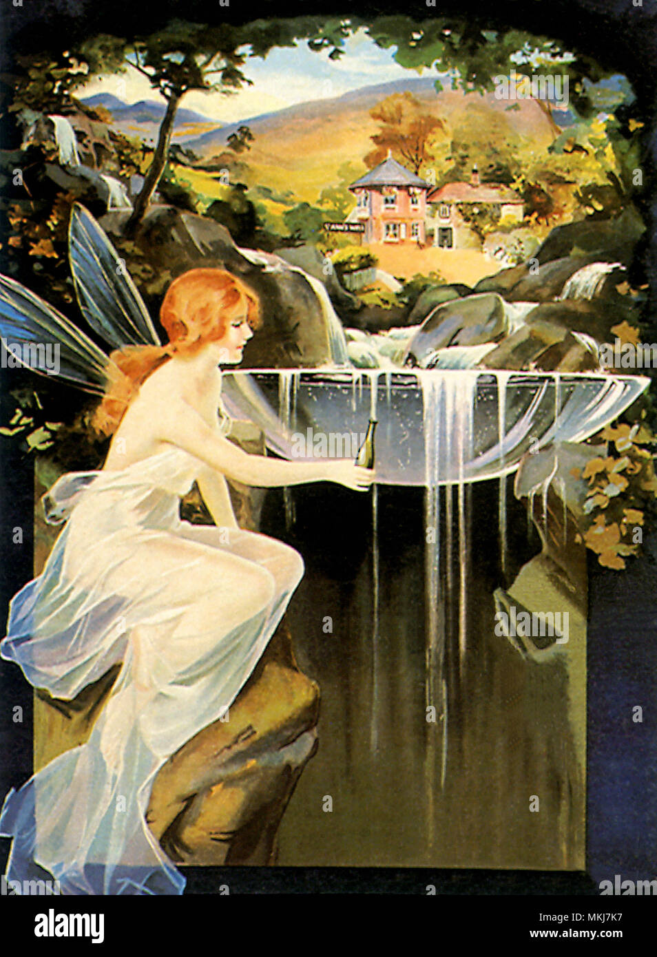 Vintage illustration water fairy hi-res stock photography and images ...