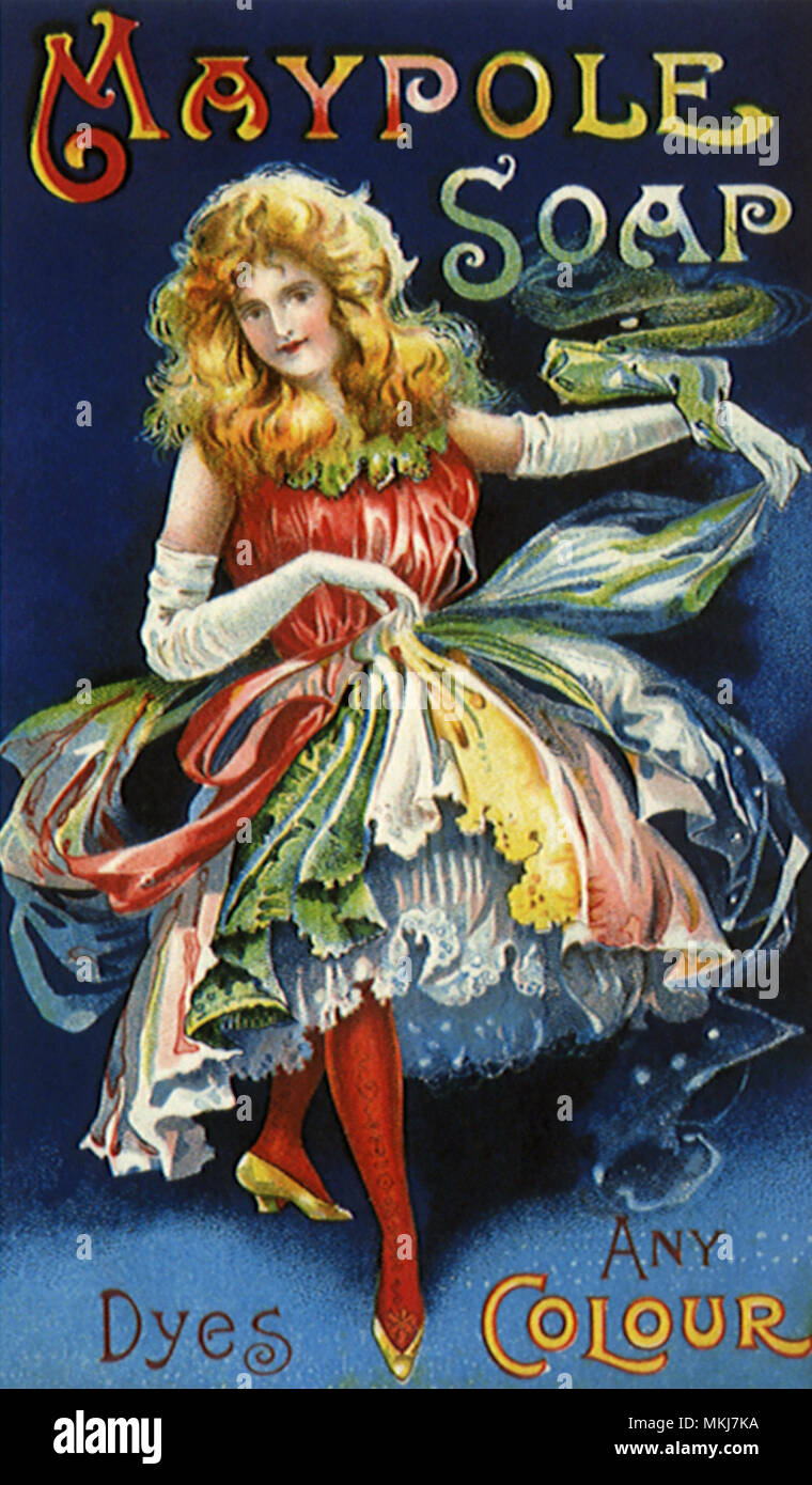 Maypole illustration hi-res stock photography and images - Alamy