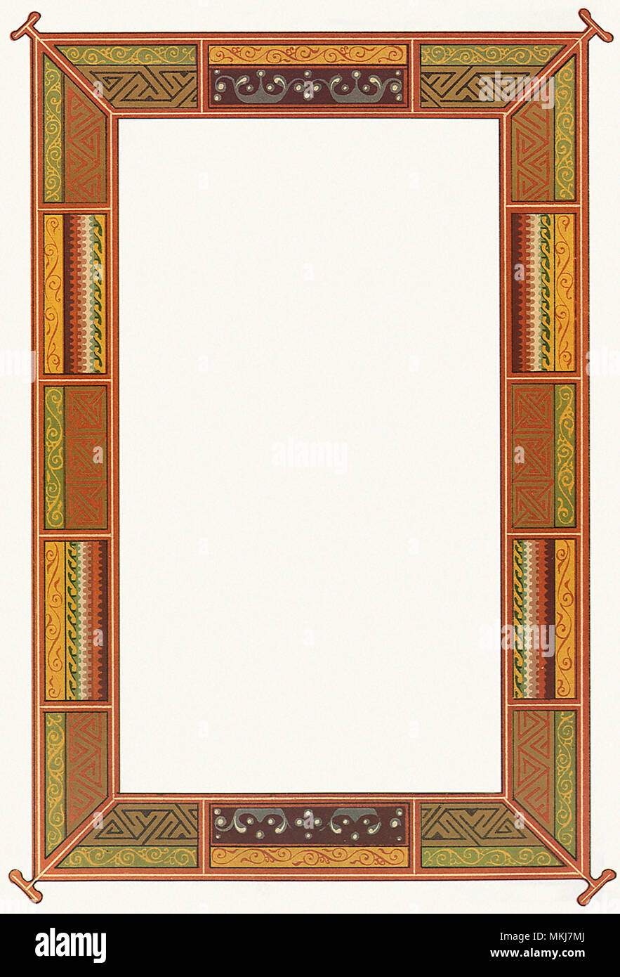 Geometric border patterns hi-res stock photography and images - Alamy