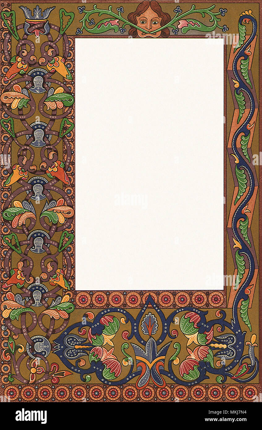 Intricate design border hi-res stock photography and images - Alamy