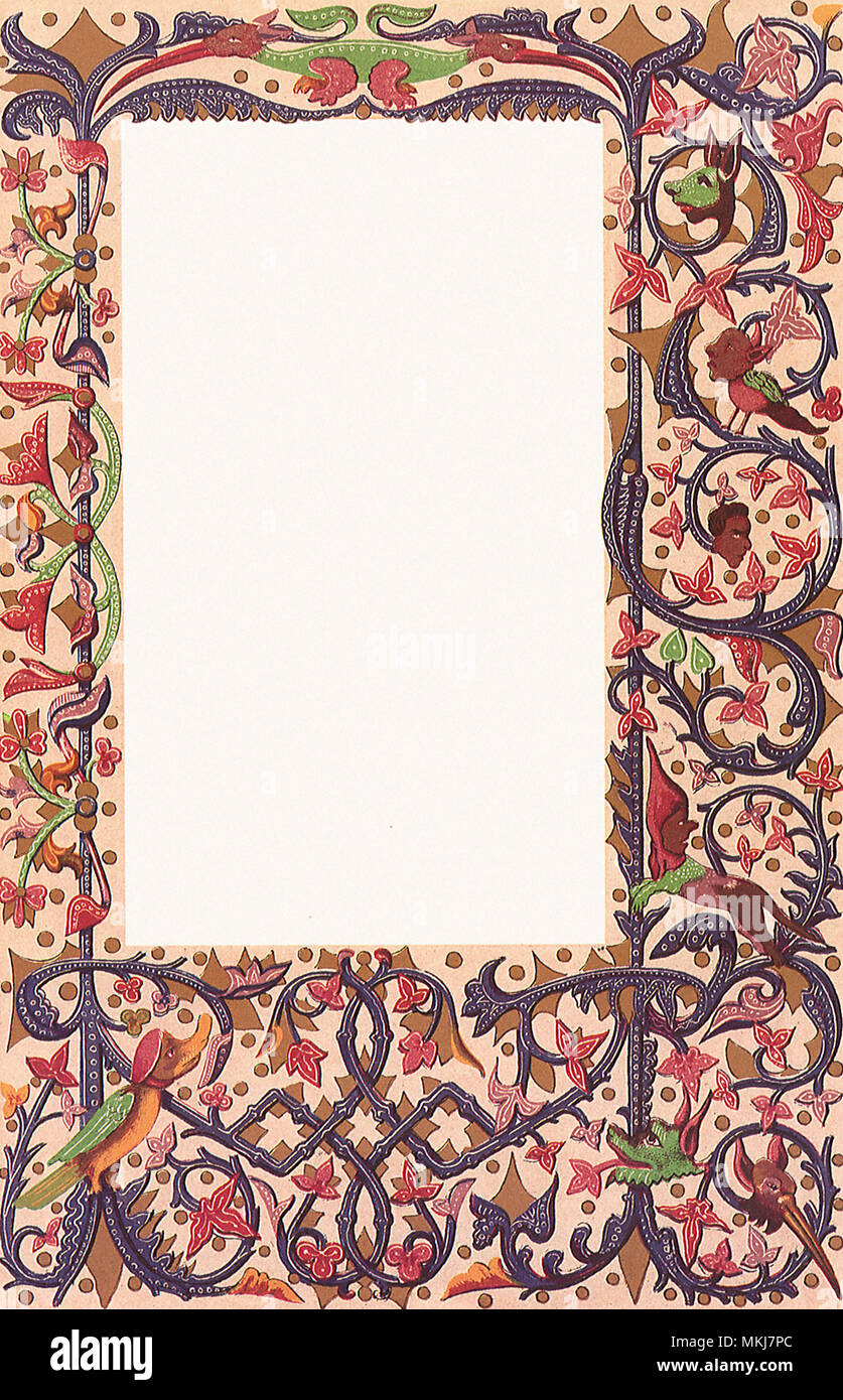 Scrolling Vine Border Stock Photo - Alamy