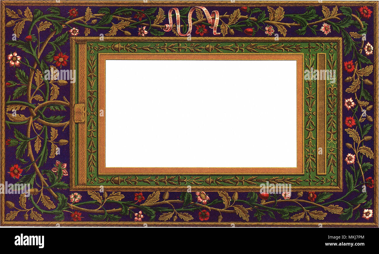 Scrolling Vine Border Stock Photo - Alamy