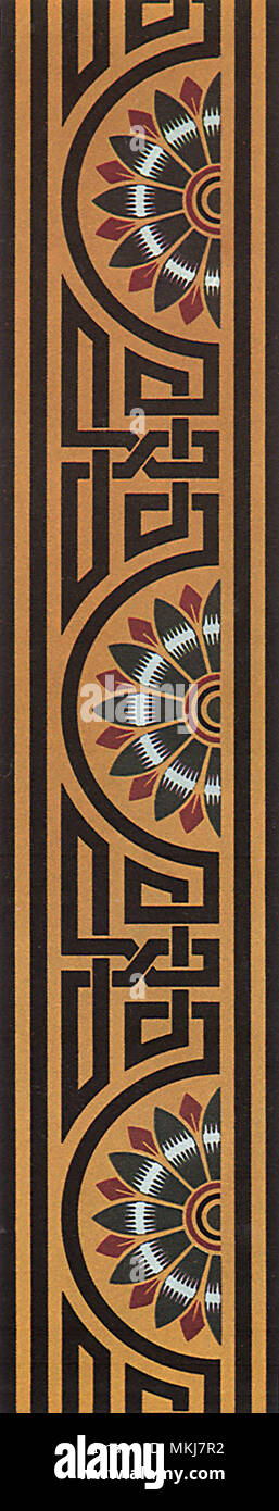 Geometric Floral Border Stock Photo - Alamy