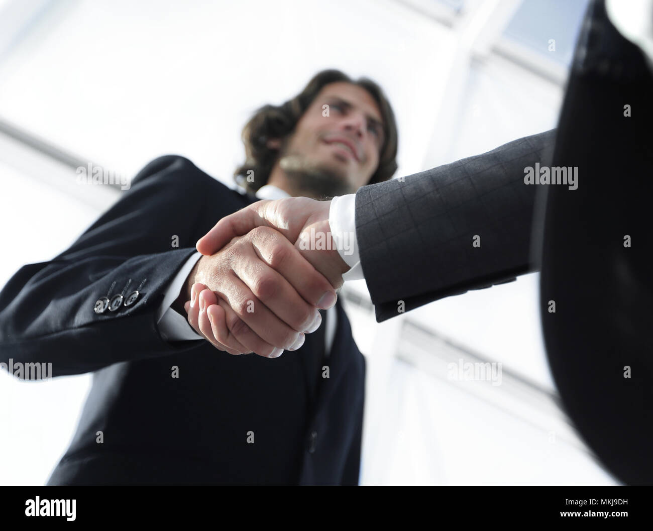 Effective negotiation with client. Business concept photo Stock Photo ...