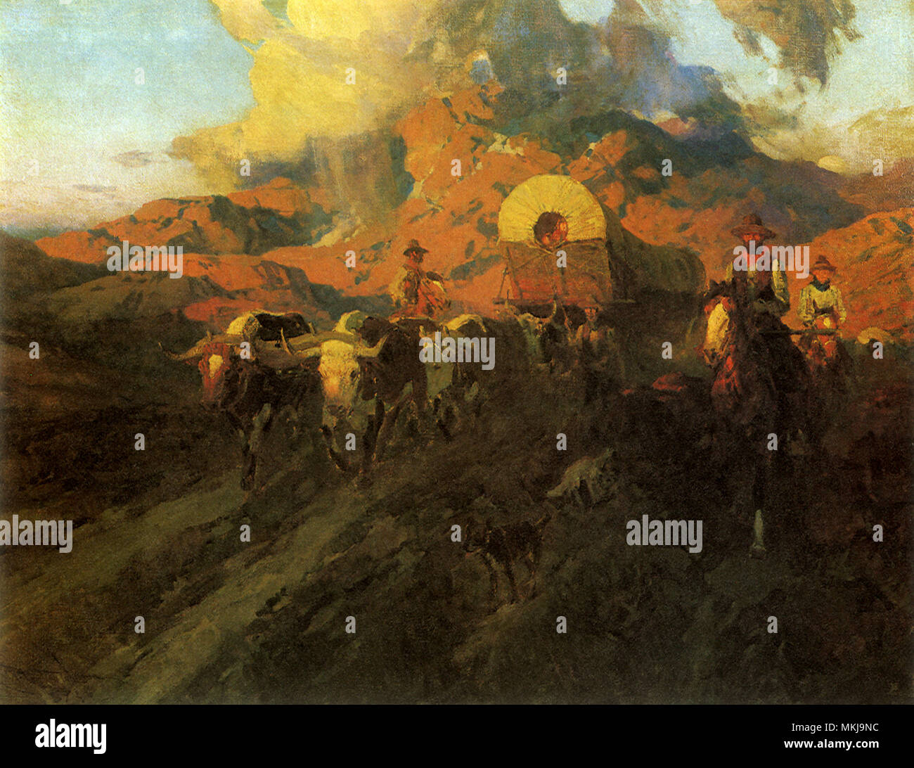 The Overland Trail Stock Photo - Alamy