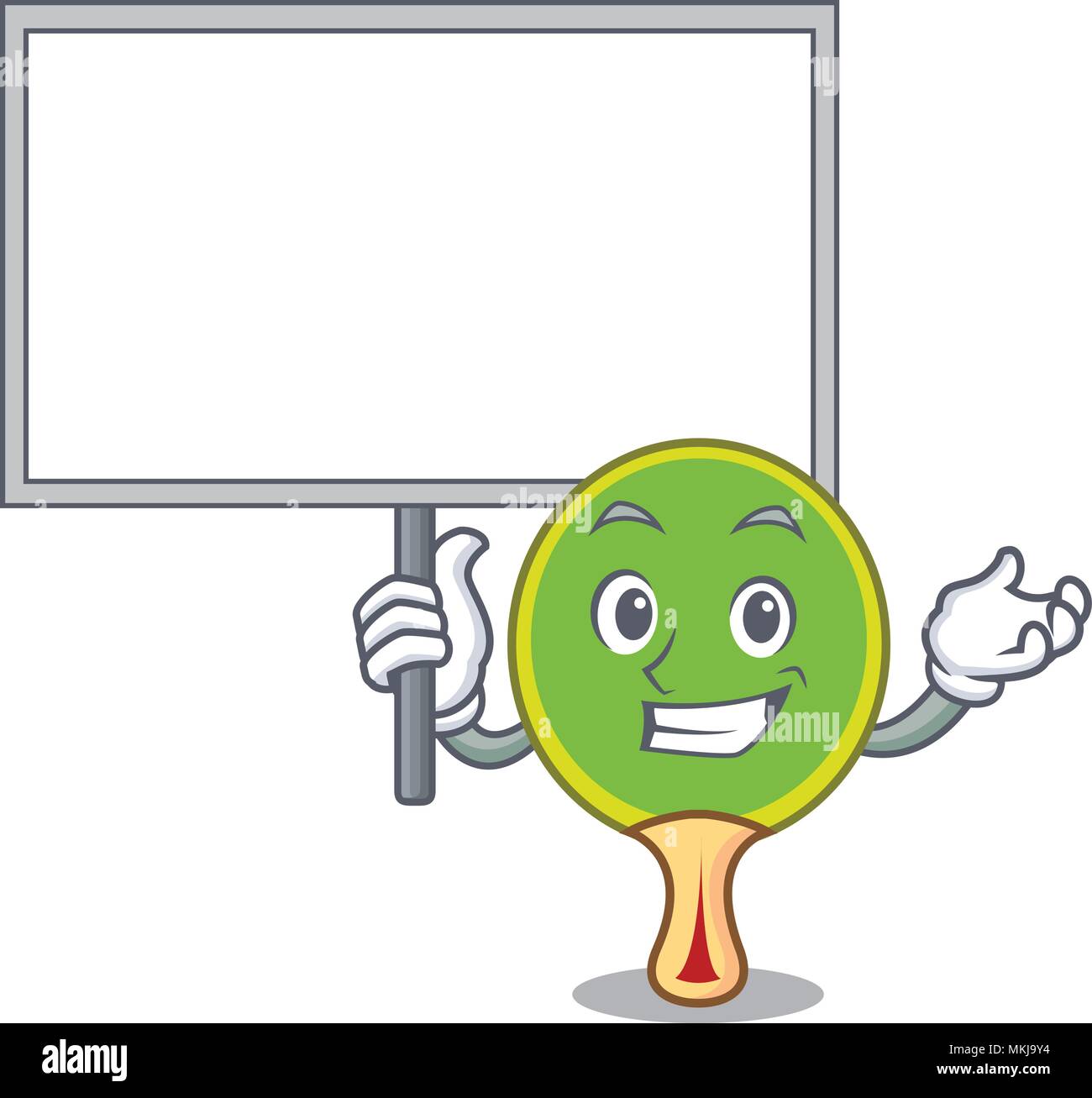 Bring board ping pong racket character cartoon Stock Vector Image & Art ...