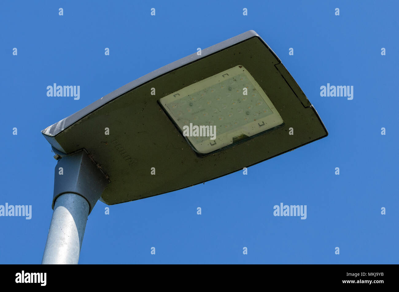 LED streetlight streetlamp street light Stock Photo - Alamy
