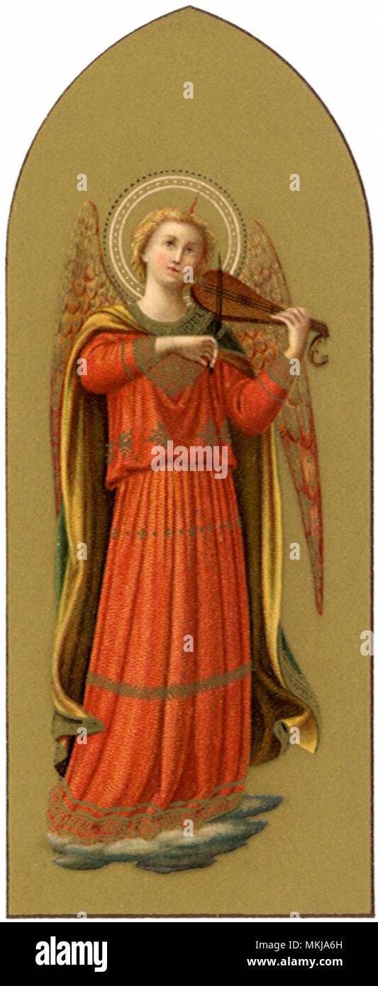 Angel playing violin hi-res stock photography and images - Alamy