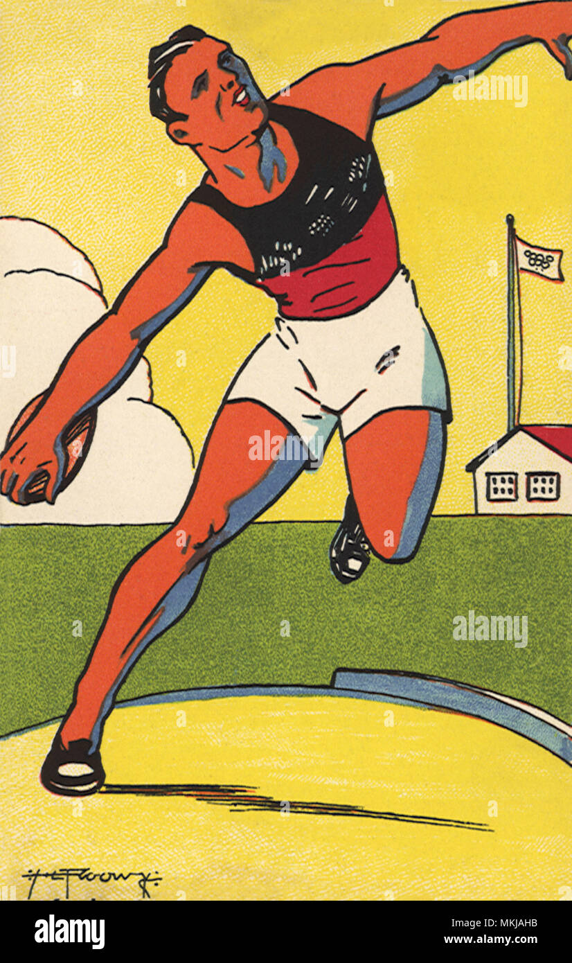 Discus thrower launch hi-res stock photography and images - Alamy