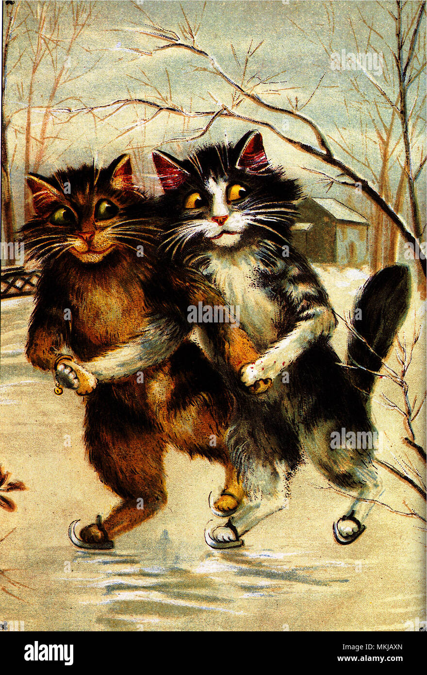 Animals ice skating hi-res stock photography and images - Alamy