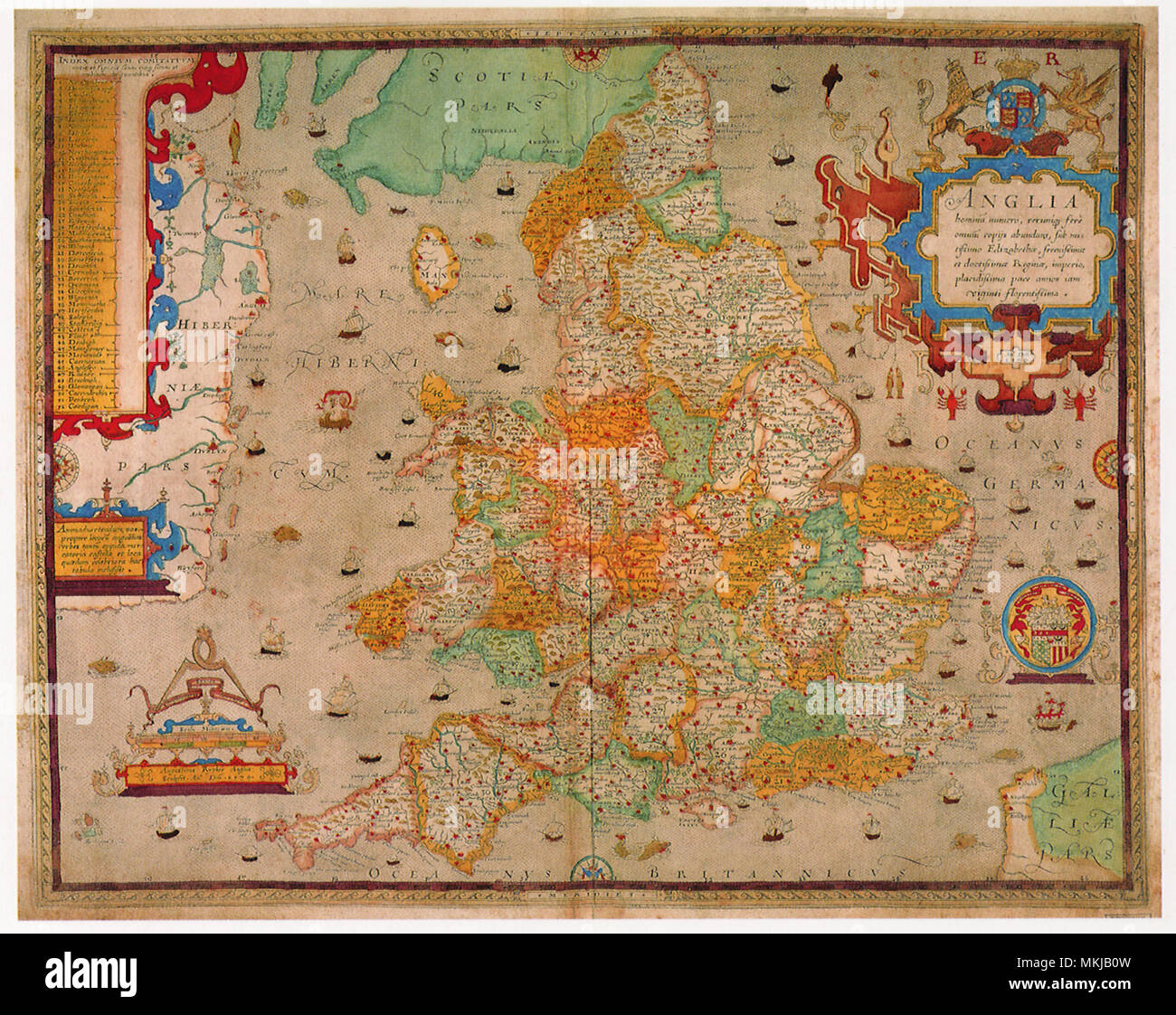 England map counties hi-res stock photography and images - Alamy