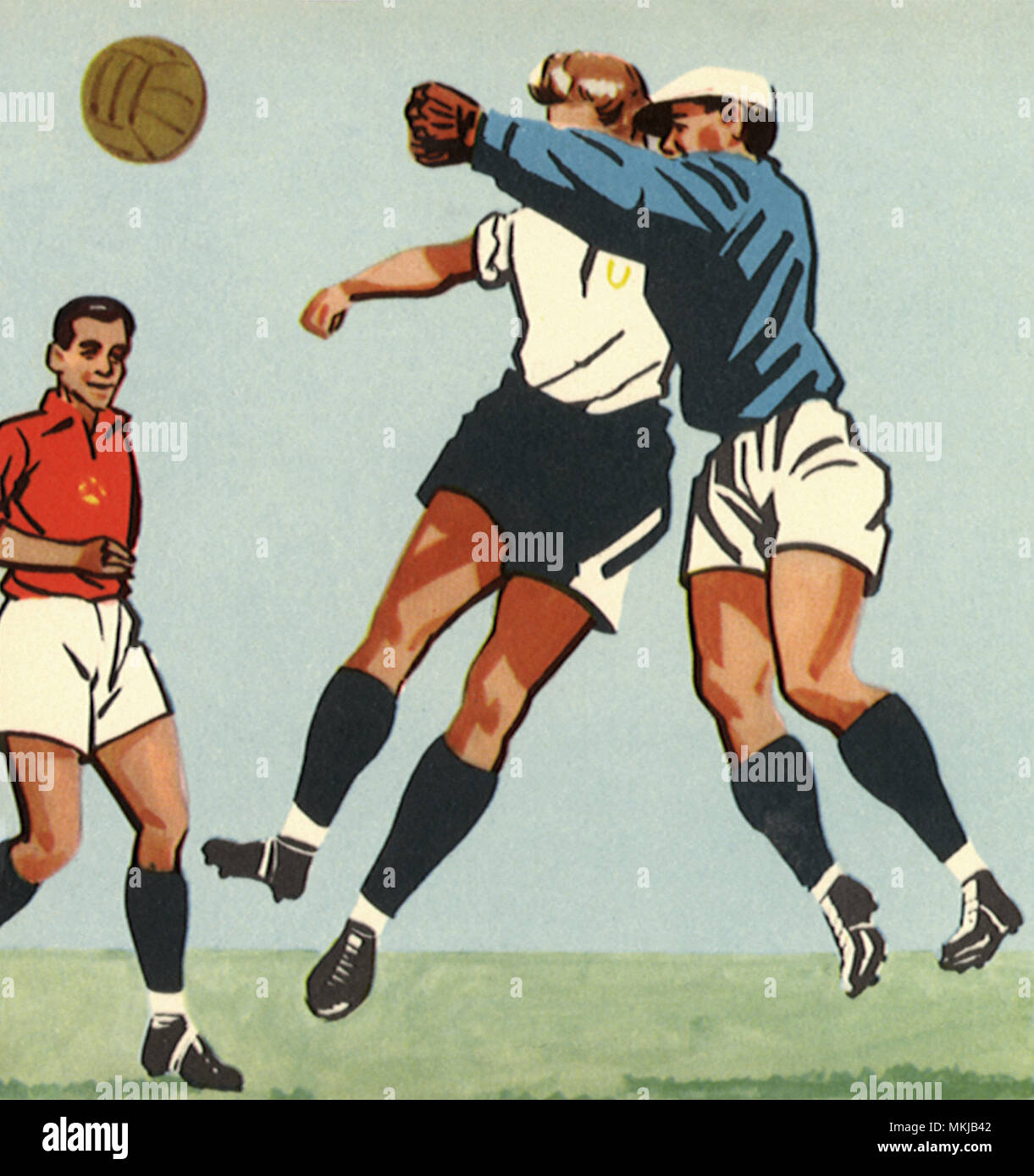 Vintage soccer players hi-res stock photography and images - Alamy