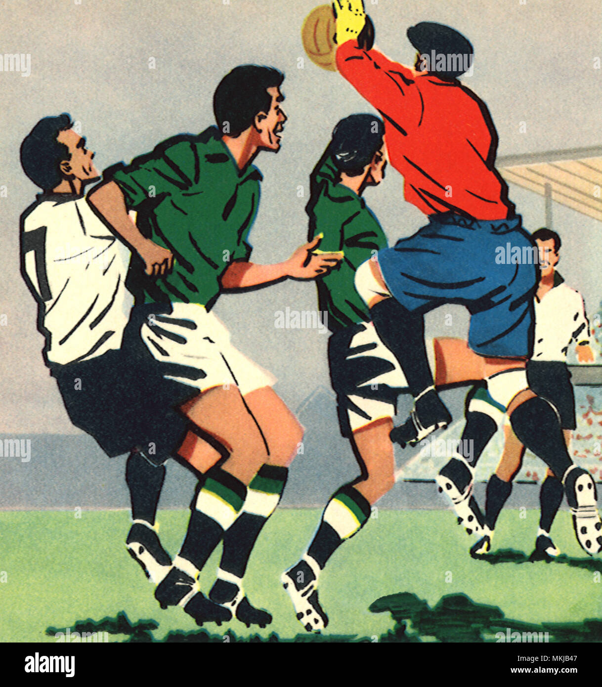 Vintage soccer player hi-res stock photography and images - Alamy