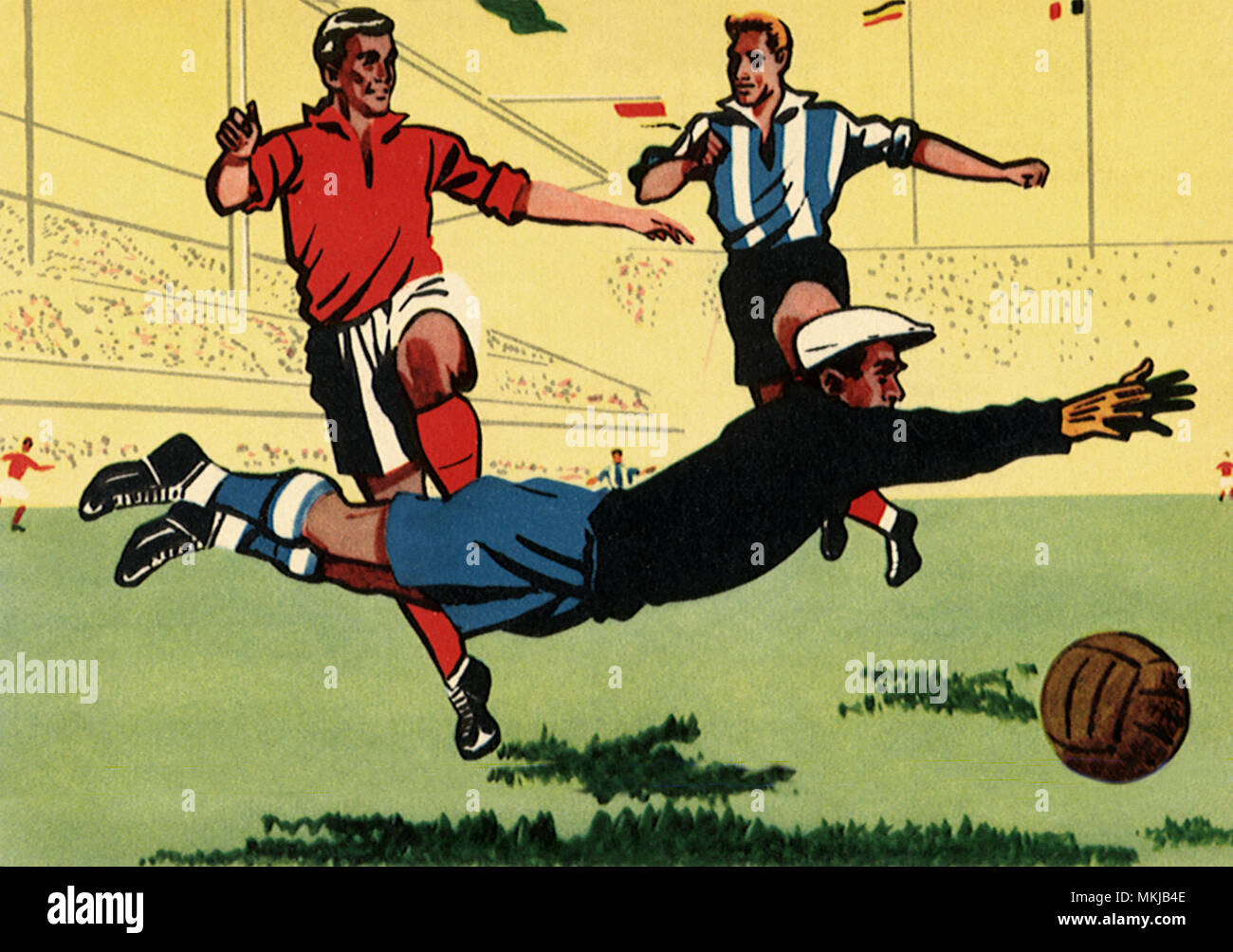 Vintage soccer goal hi-res stock photography and images - Alamy