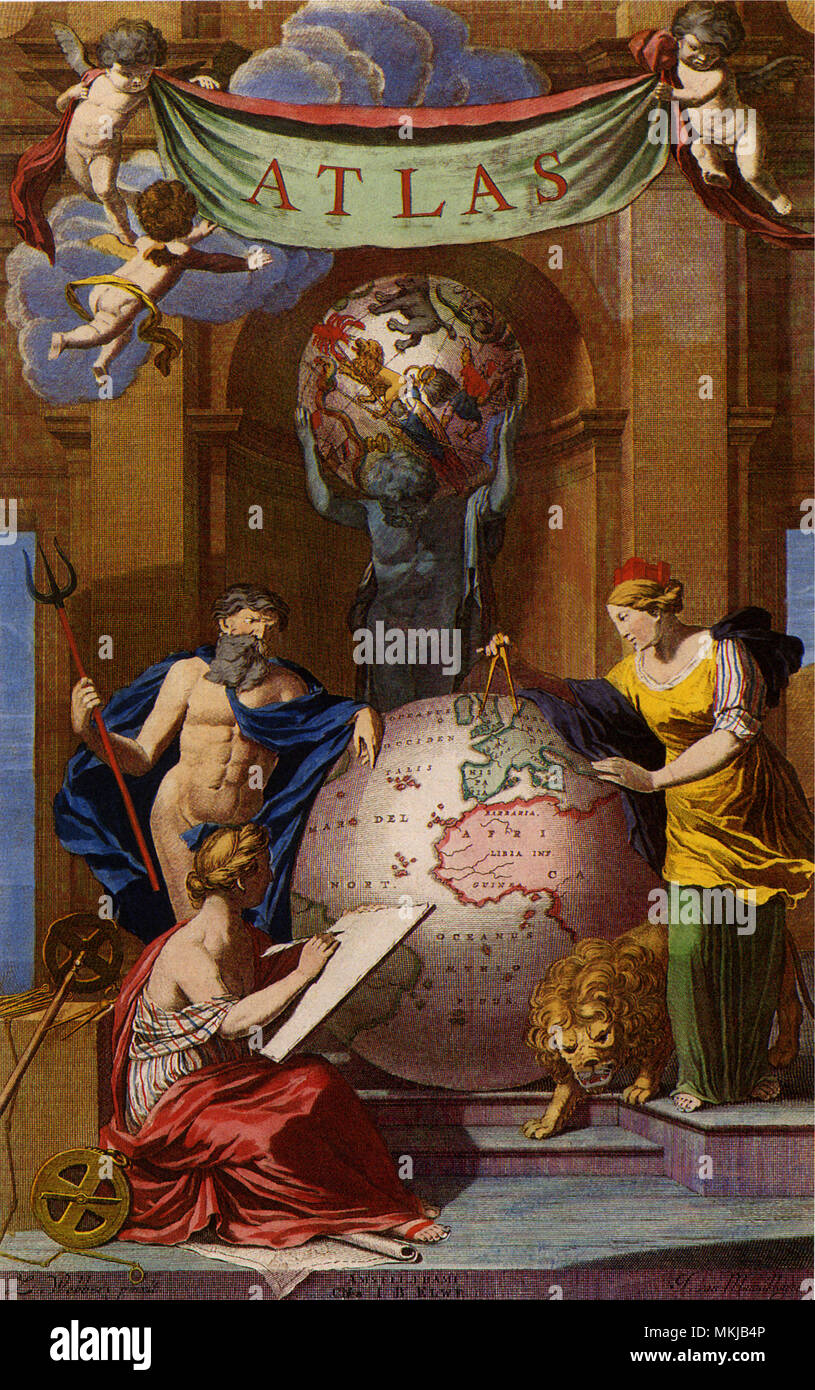 Atlas and Astronomy Stock Photo - Alamy