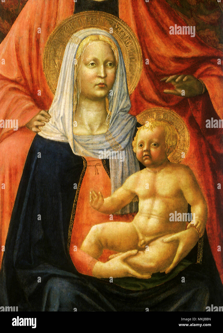Virgin and child with saint anne hi-res stock photography and images - Alamy