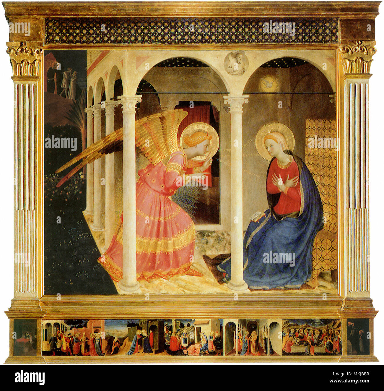 Fra angelico the annunciation hi-res stock photography and images - Alamy