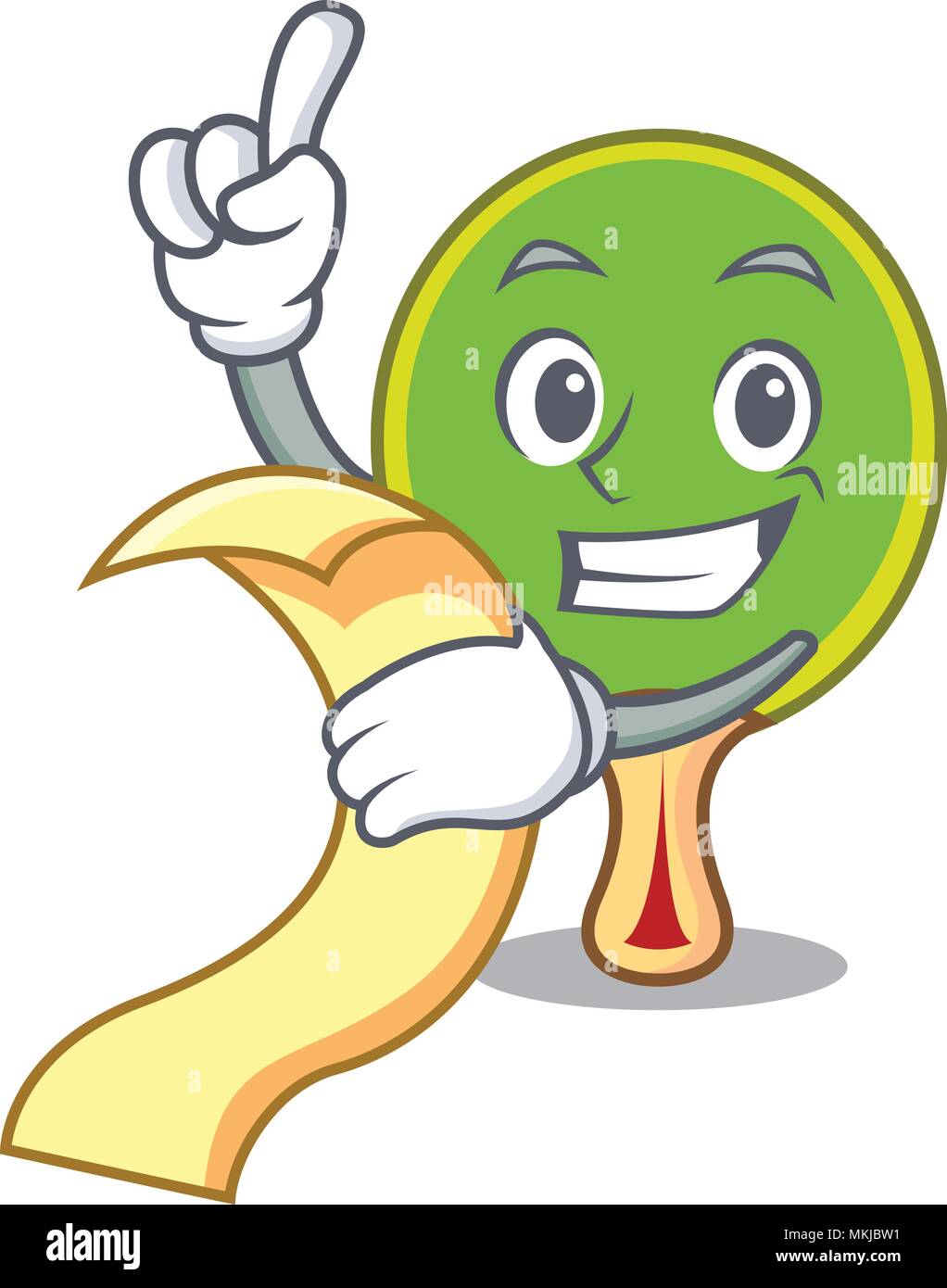 With menu ping pong racket mascot cartoon Stock Vector Image & Art - Alamy