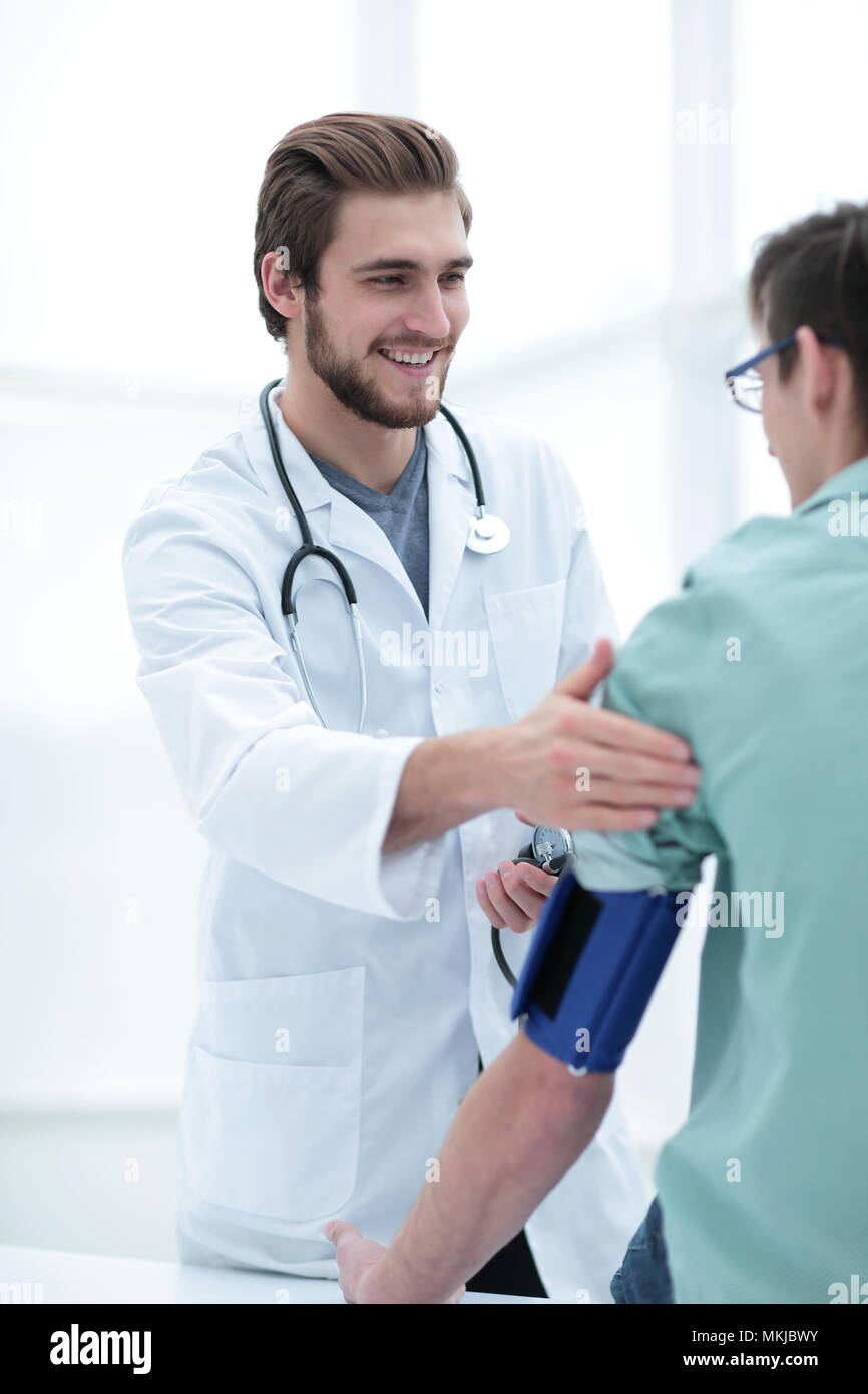 doctor doing a routine inspection of the patient Stock Photo - Alamy