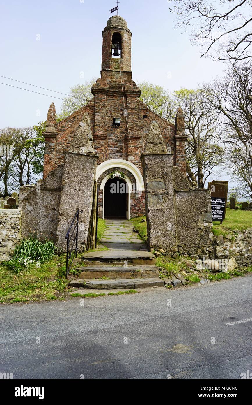 Ballaugh Old Church, Ballaugh, Isle of Mas Stock Photo - Alamy