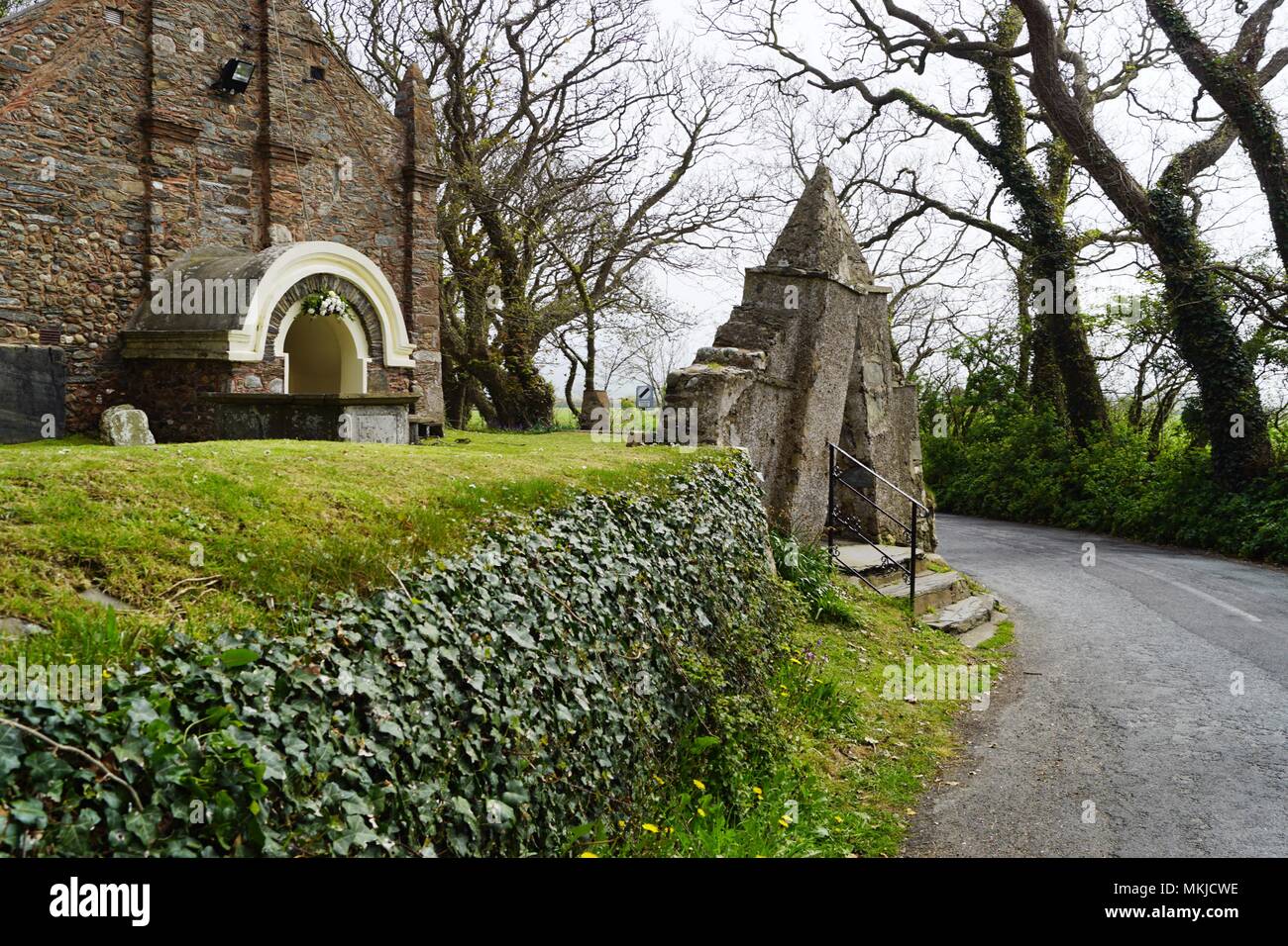 Ballaugh Old Church, Ballaugh, Isle of Mas Stock Photo - Alamy