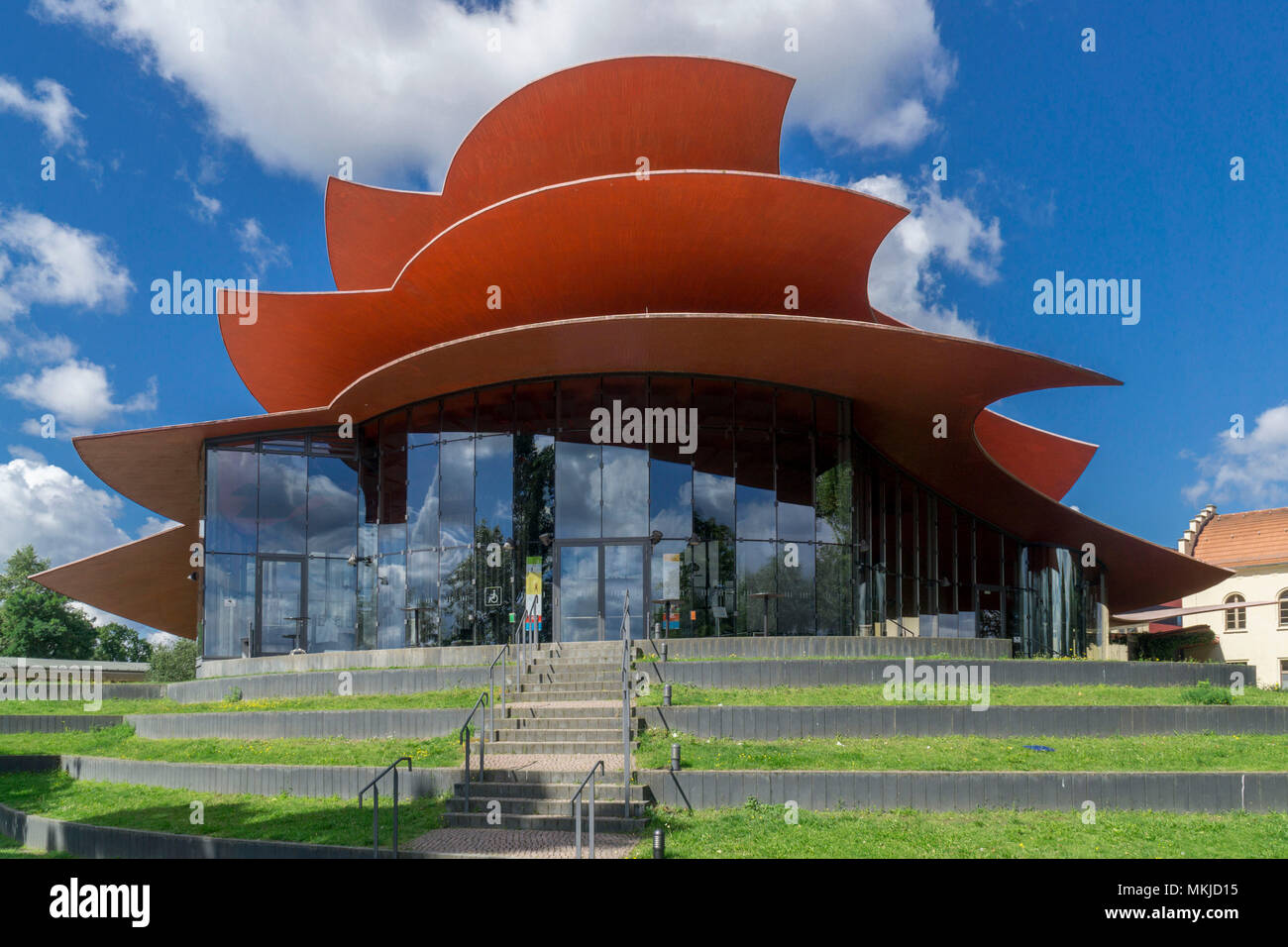 Architecture of the schiffbauergasse, Hans Otto Theater, Potsdam ...